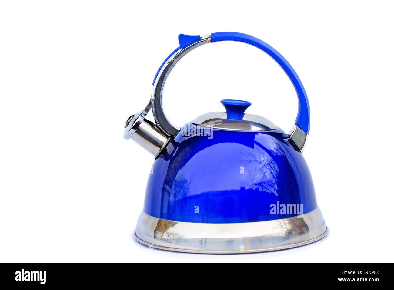 Water boiling in a kettle Cut Out Stock Images & Pictures - Alamy