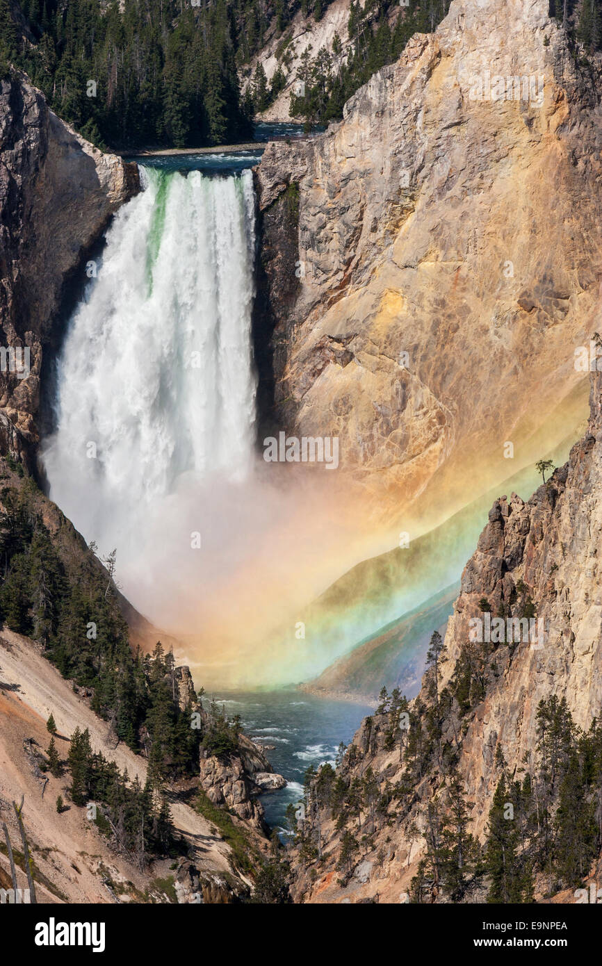 Yellowstone waterfalls hi-res stock photography and images - Alamy