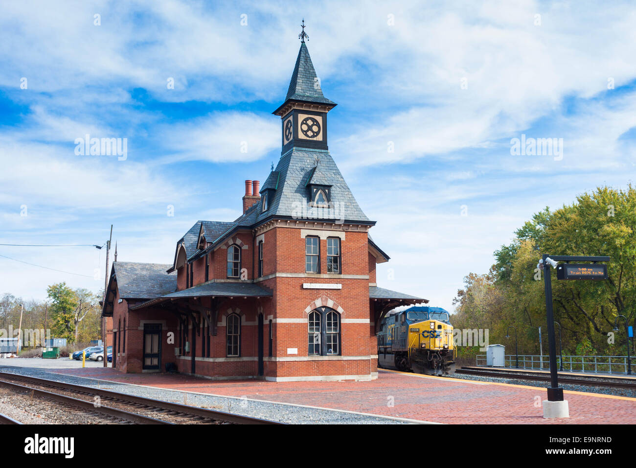 Point of rocks railroad station hi-res stock photography and images - Alamy