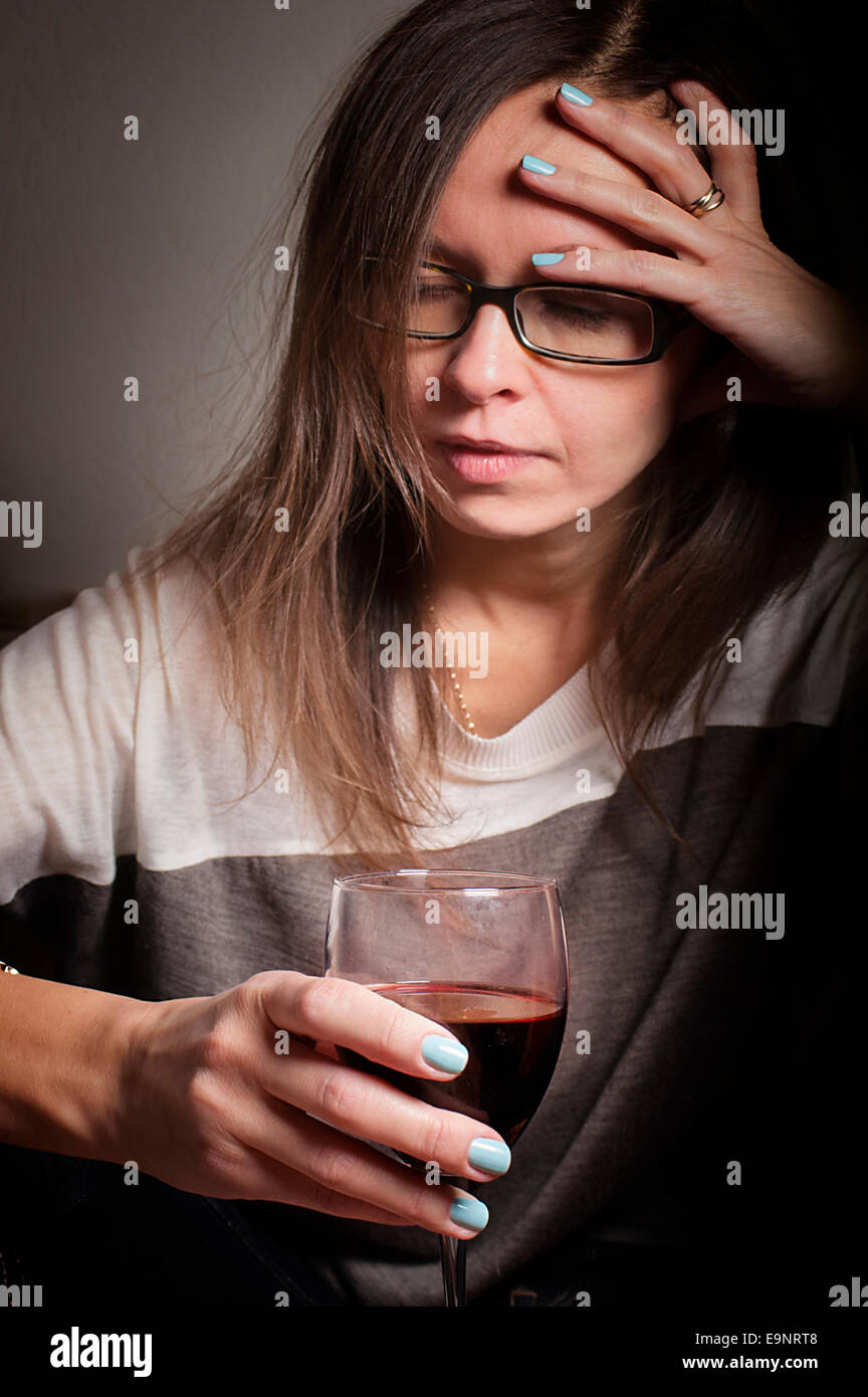 Drunk woman hi-res stock photography and images - Alamy