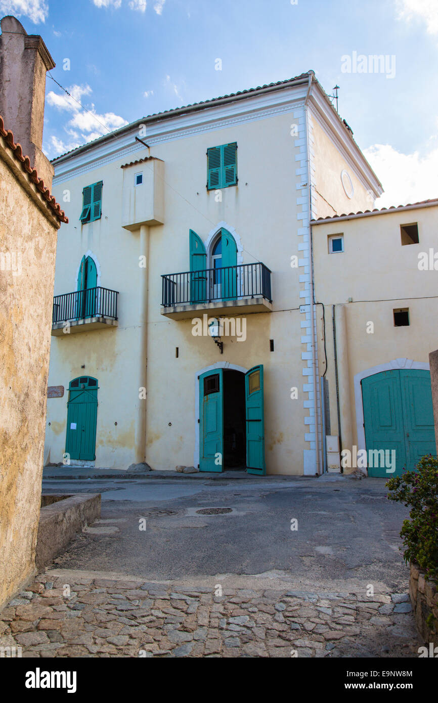 City Algajola, Corsica Stock Photo - Alamy
