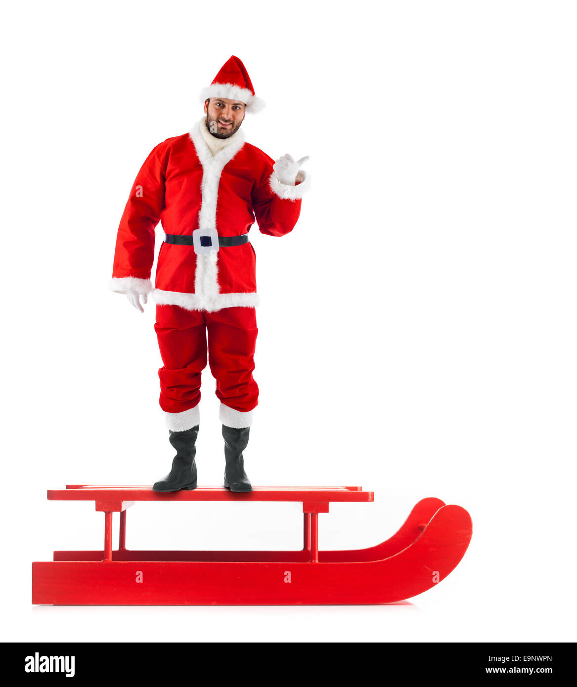 Santa sledge hi-res stock photography and images - Alamy