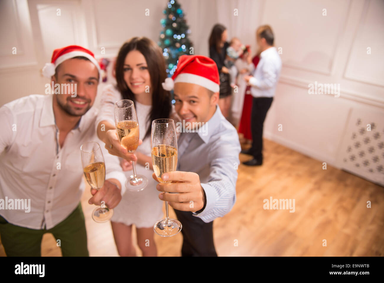 New Years party Stock Photo - Alamy
