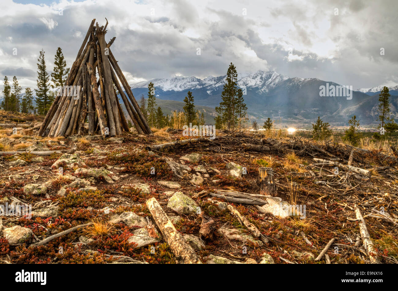 Teepee with flowers hi-res stock photography and images - Alamy