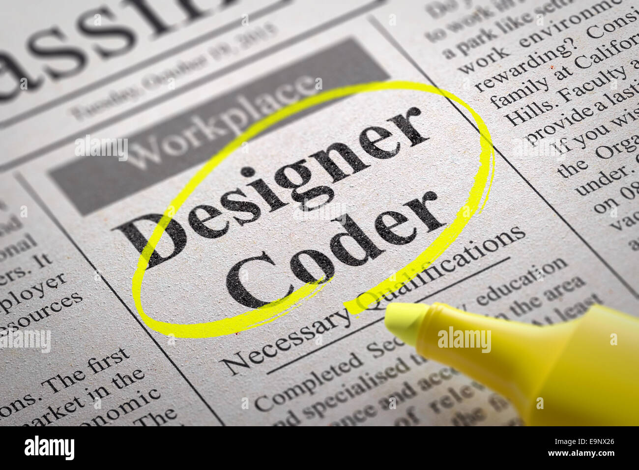 Designer coder hi-res stock photography and images - Alamy