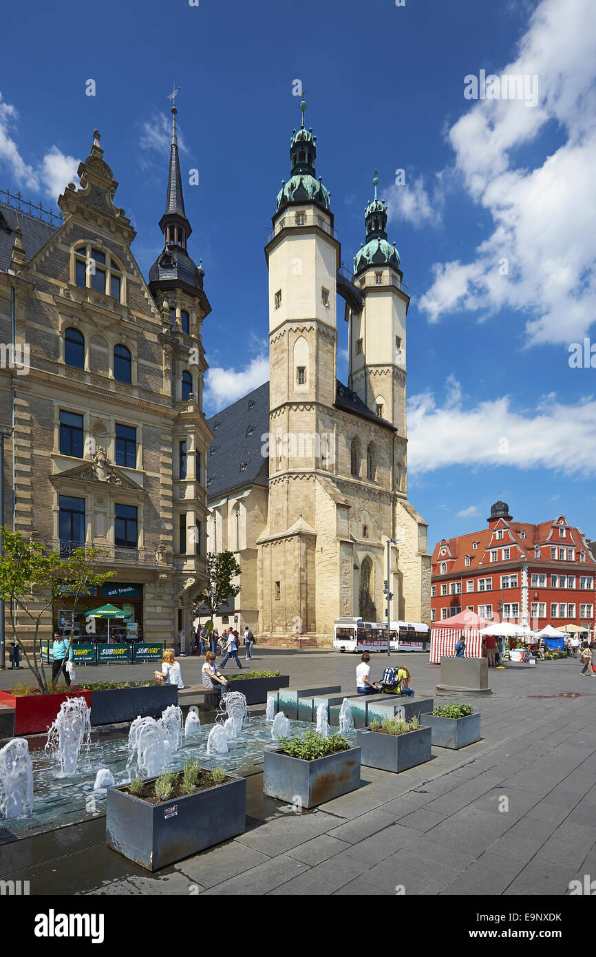 Marktkirche market church in halle germany hi-res stock photography and ...
