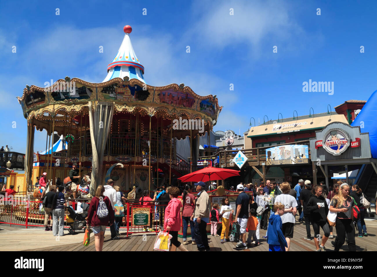 Carousel at Pier 39, San Francisco, California, USA Stock Photo - Alamy