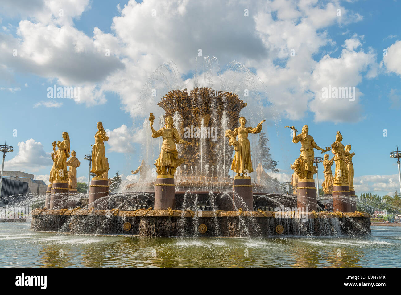 All-Russia Exhibition Center in Moscow Stock Photo - Alamy