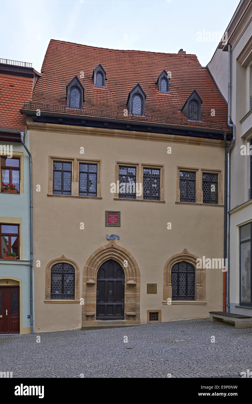 Luther's Death House in Eisleben, Germany Stock Photo - Alamy