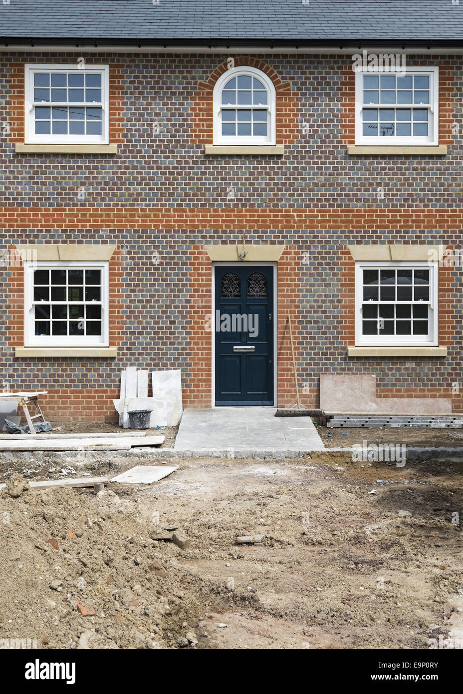 New build house under construction Stock Photo - Alamy