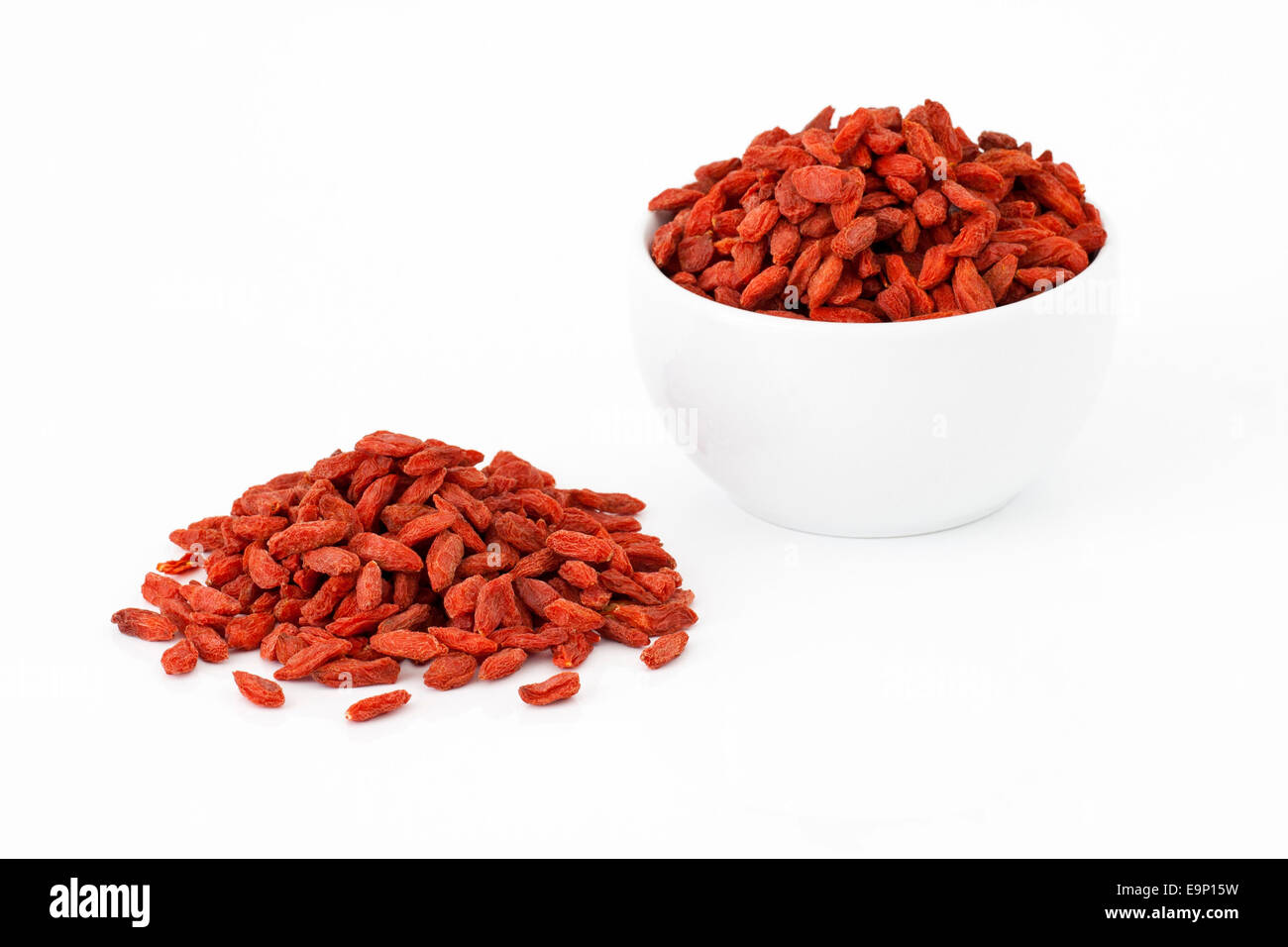 Red goji berries natural Cut Out Stock Images & Pictures - Alamy