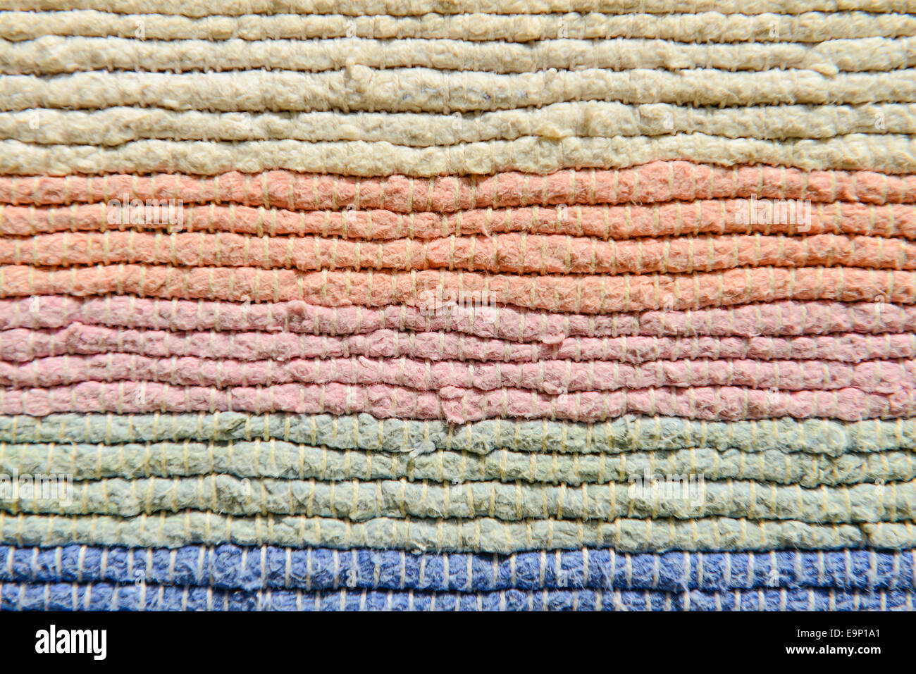 Multicolor fabric texture. Handmade traditional Thailand carpet Stock ...