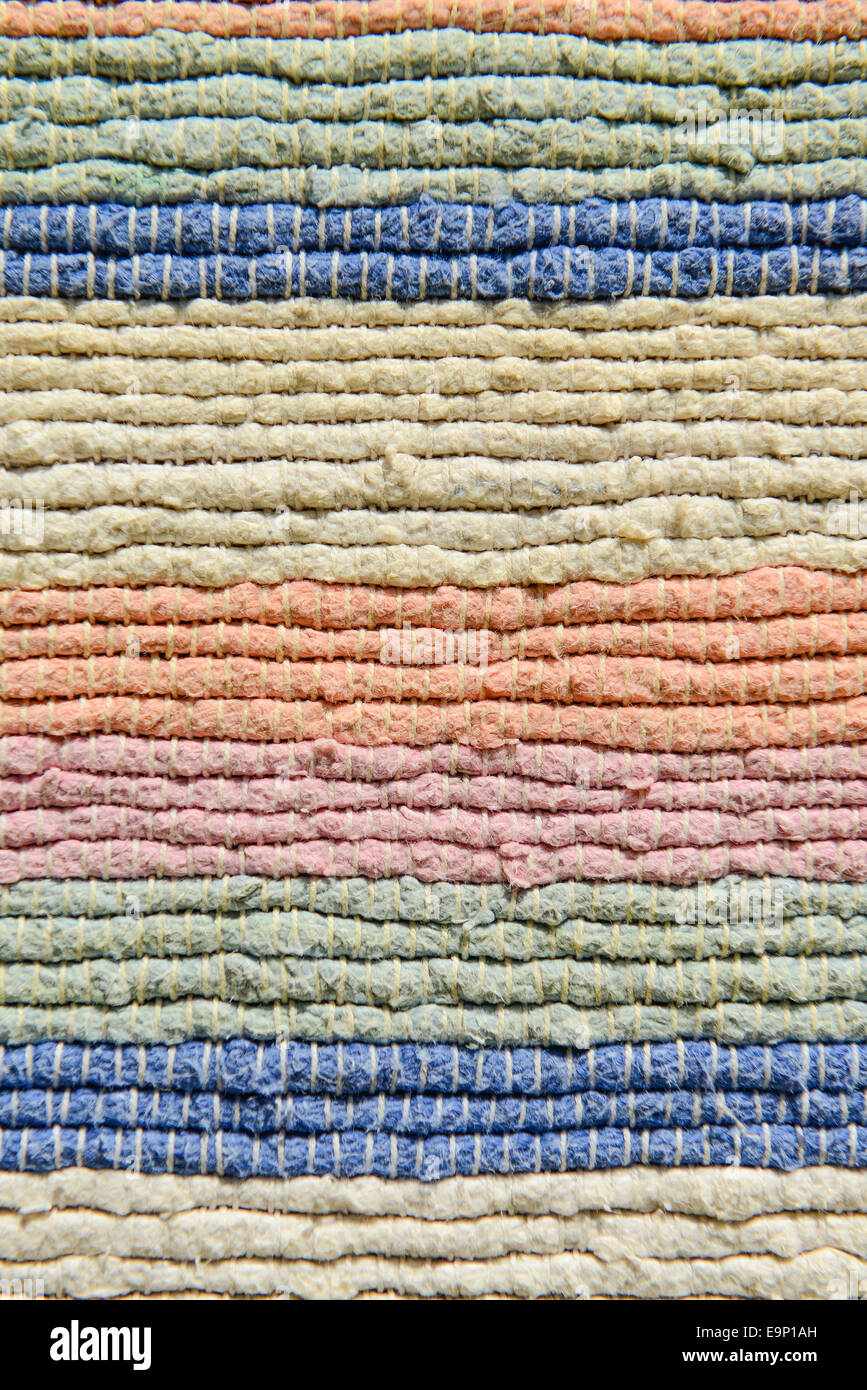 Multicolor fabric texture. Handmade traditional Thailand carpet Stock ...