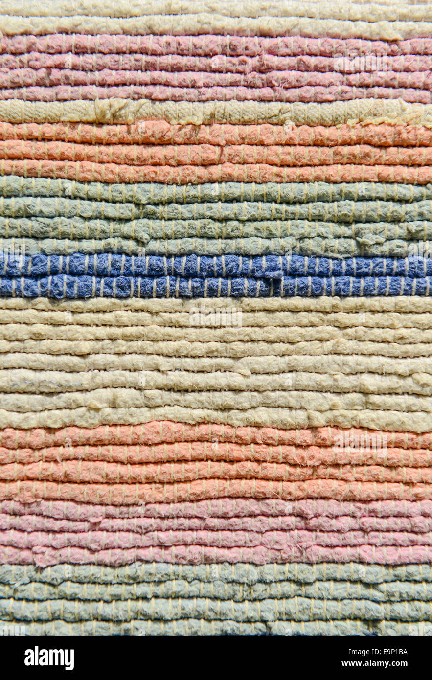 Multicolor fabric texture. Handmade traditional Thailand carpet Stock ...