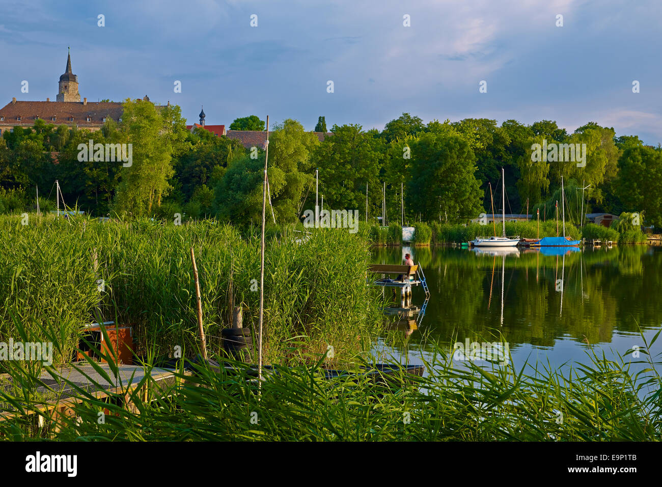 Lake suesser see with seeburg castle hi-res stock photography and ...