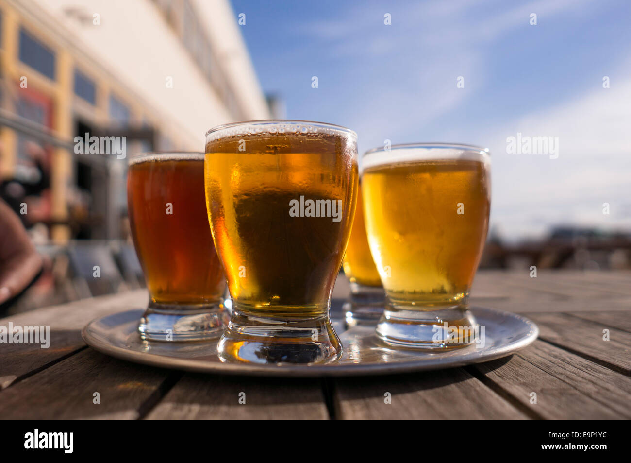 Faction Beer Brewery, Alameda, California Stock Photo - Alamy