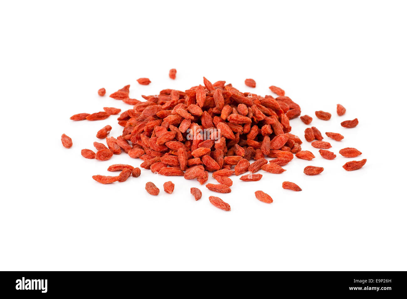 Raw red organic goji Cut Out Stock Images & Pictures - Alamy