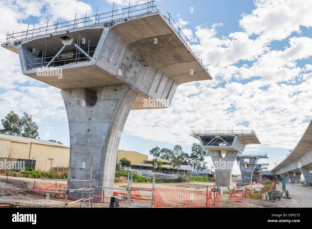 fragment view of the road under construction Stock Photo - Alamy