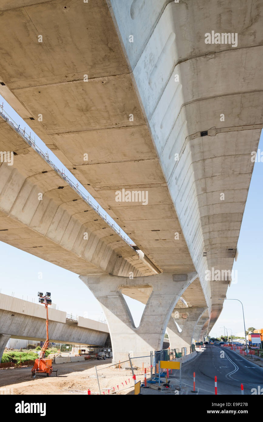 fragment view of the road under reconstruction Stock Photo - Alamy