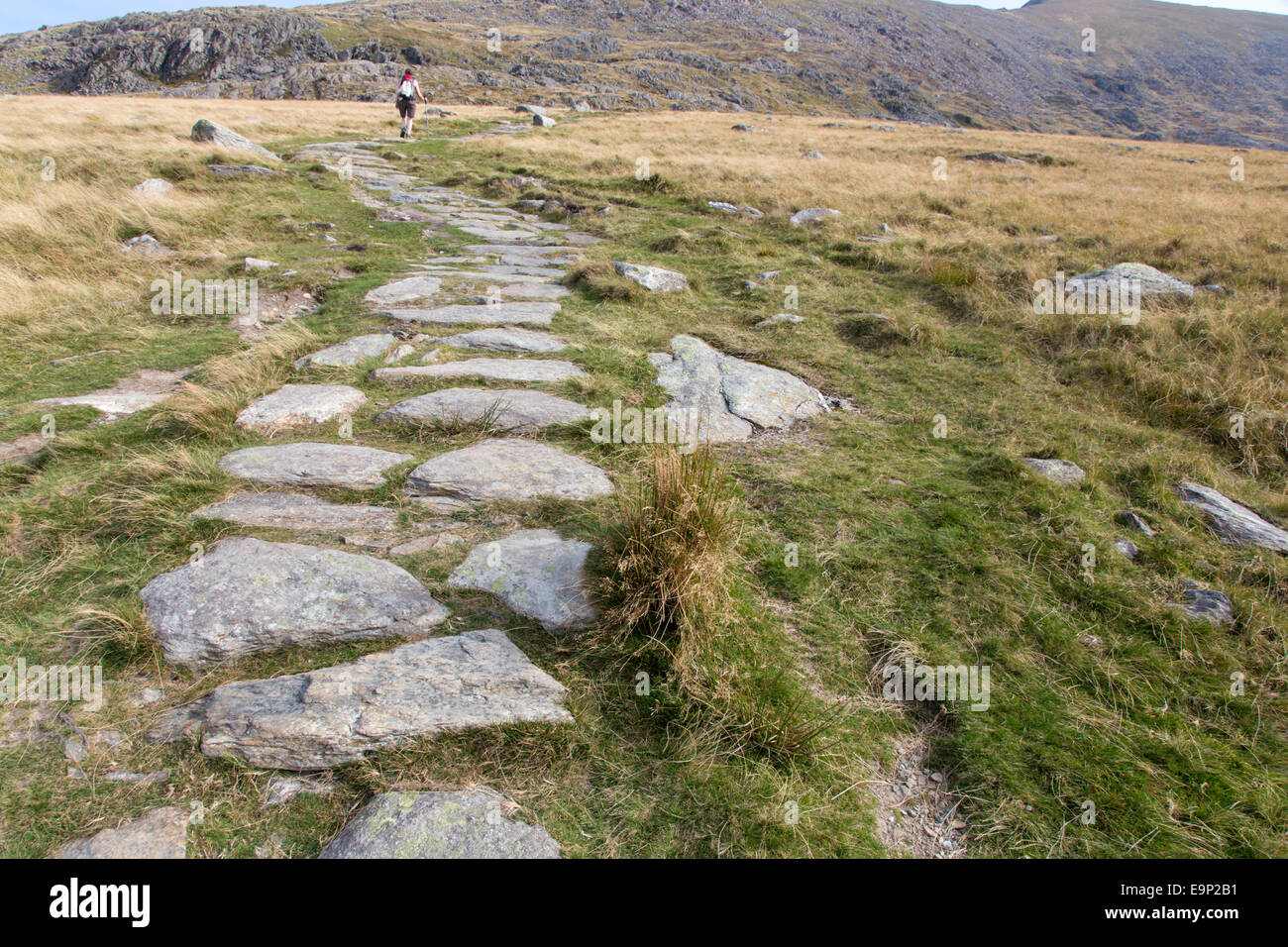 Snowdon footpath hi-res stock photography and images - Alamy