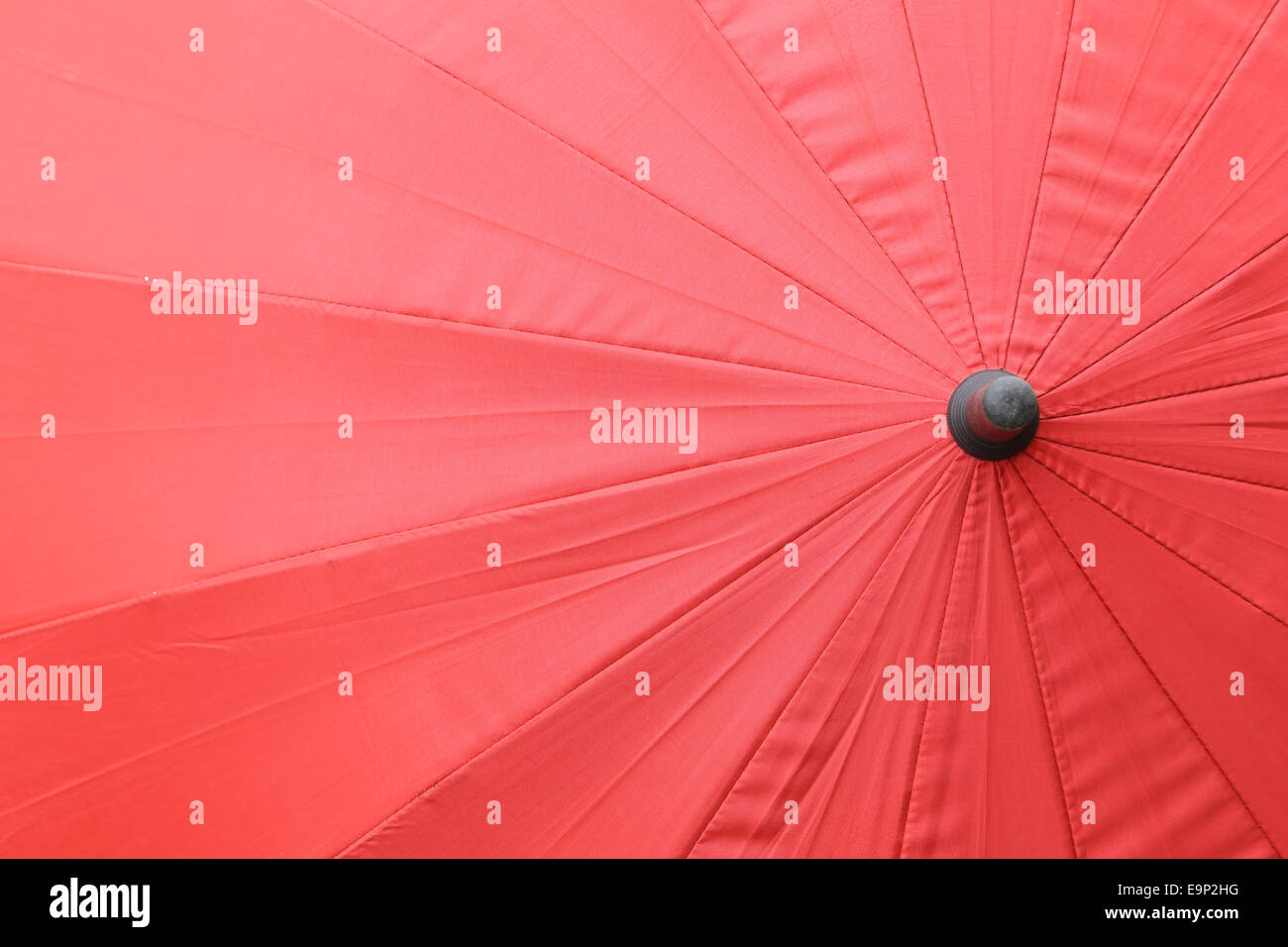 Close up top view texture of red umbrella Stock Photo - Alamy