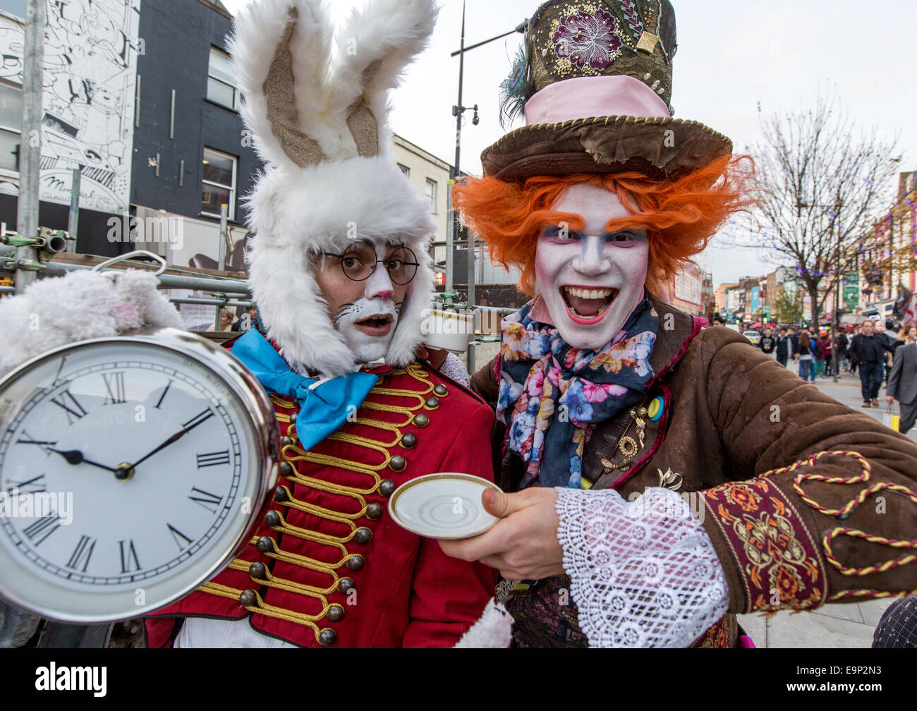 Mad Hatters Tea Party Camden London UK Stock Photo - Alamy