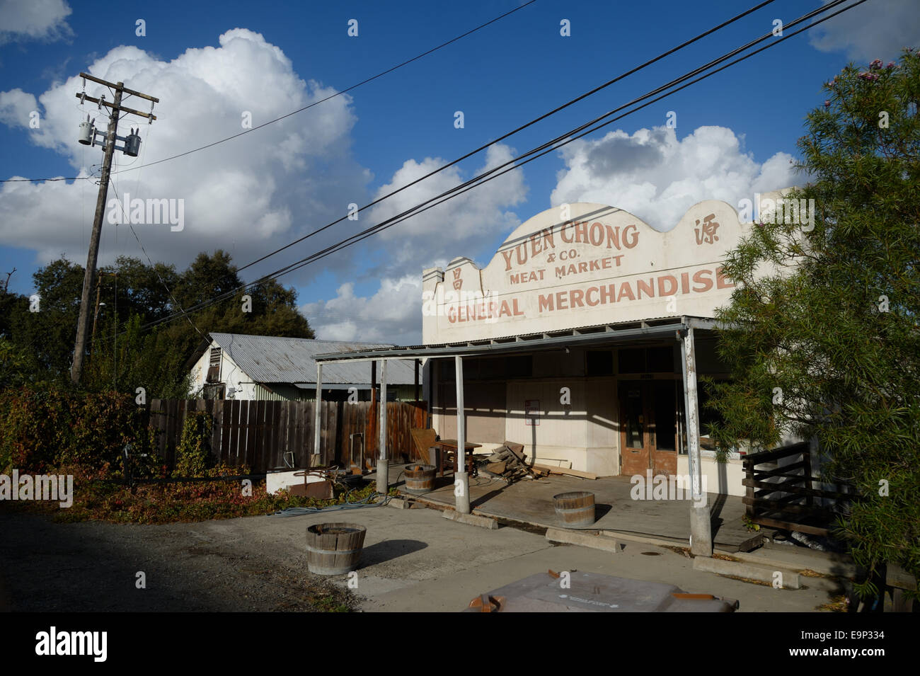 Locke Historic District (Lockeport), CA Stock Photo - Alamy