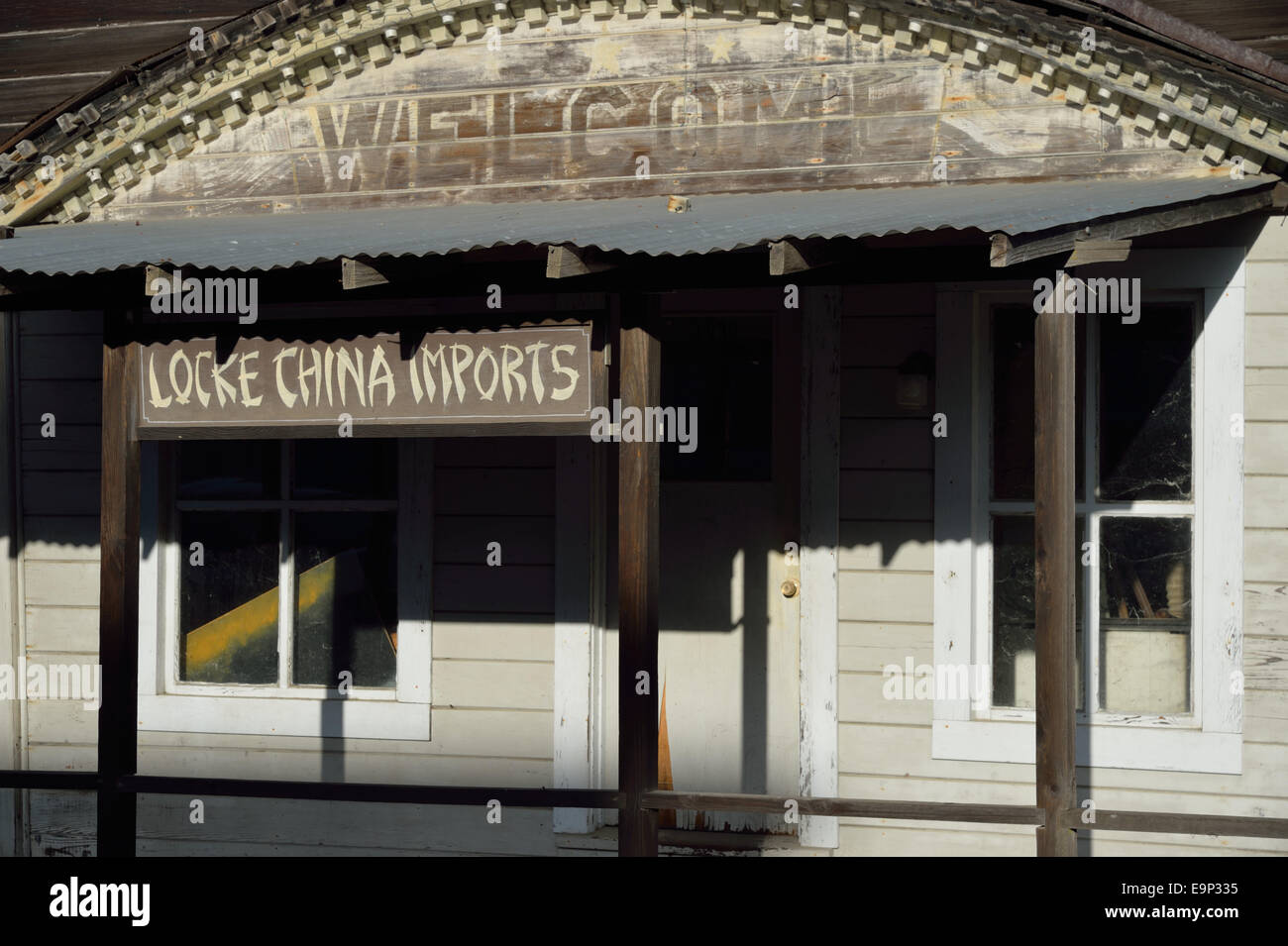 Locke Historic District (Lockeport), CA Stock Photo - Alamy