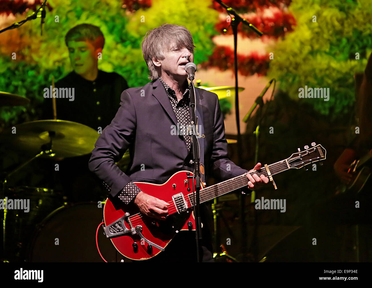 Neil Finn performing live on stage at the Salford Lowry Featuring: Neil ...