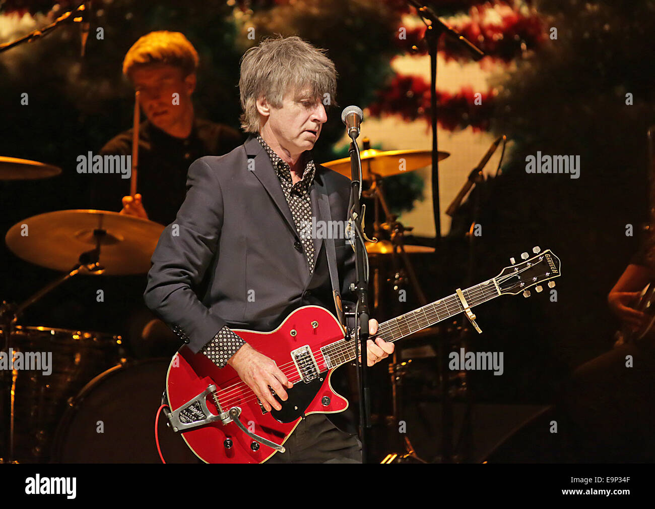 Neil Finn performing live on stage at the Salford Lowry Featuring: Neil ...