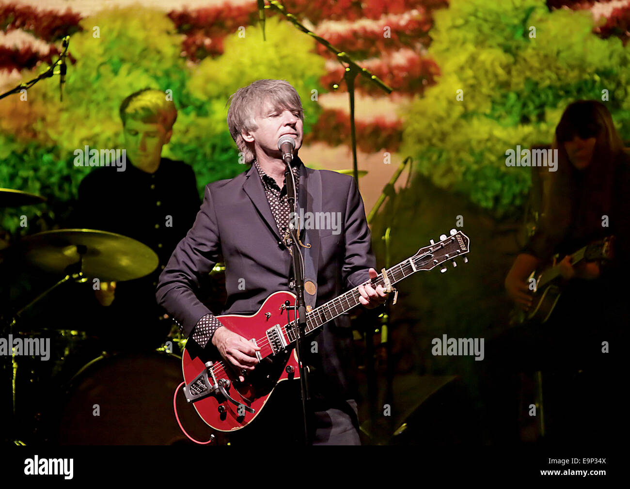 Neil Finn performing live on stage at the Salford Lowry Featuring: Neil ...