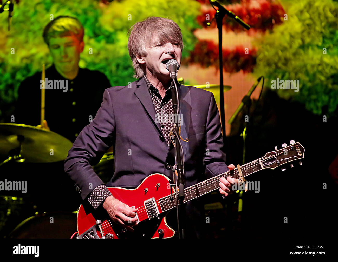 Neil Finn performing live on stage at the Salford Lowry Featuring: Neil ...