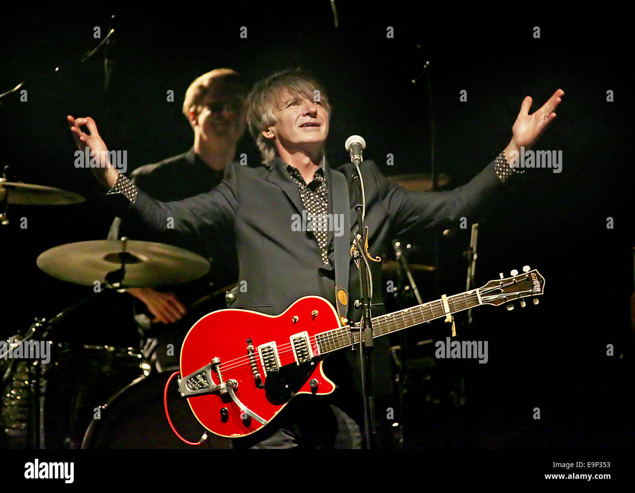 Neil Finn performing live on stage at the Salford Lowry Featuring: Neil ...