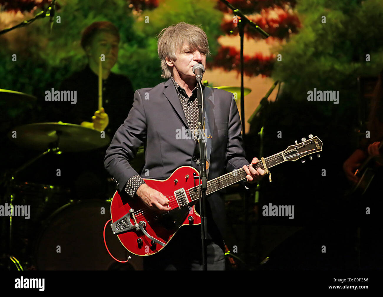 Neil Finn performing live on stage at the Salford Lowry Featuring: Neil ...