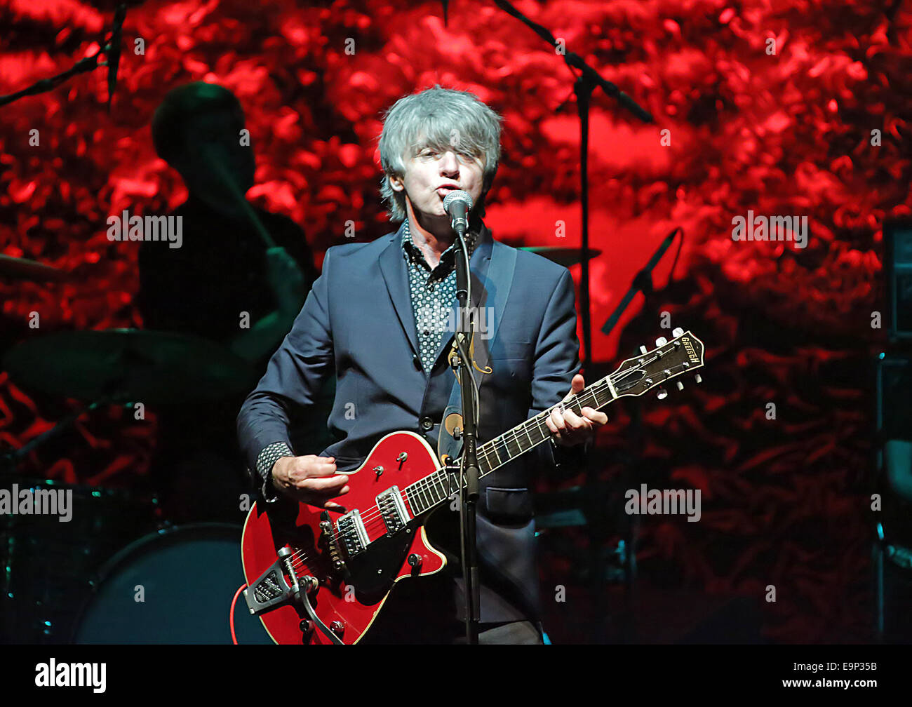Neil Finn performing live on stage at the Salford Lowry Featuring: Neil ...