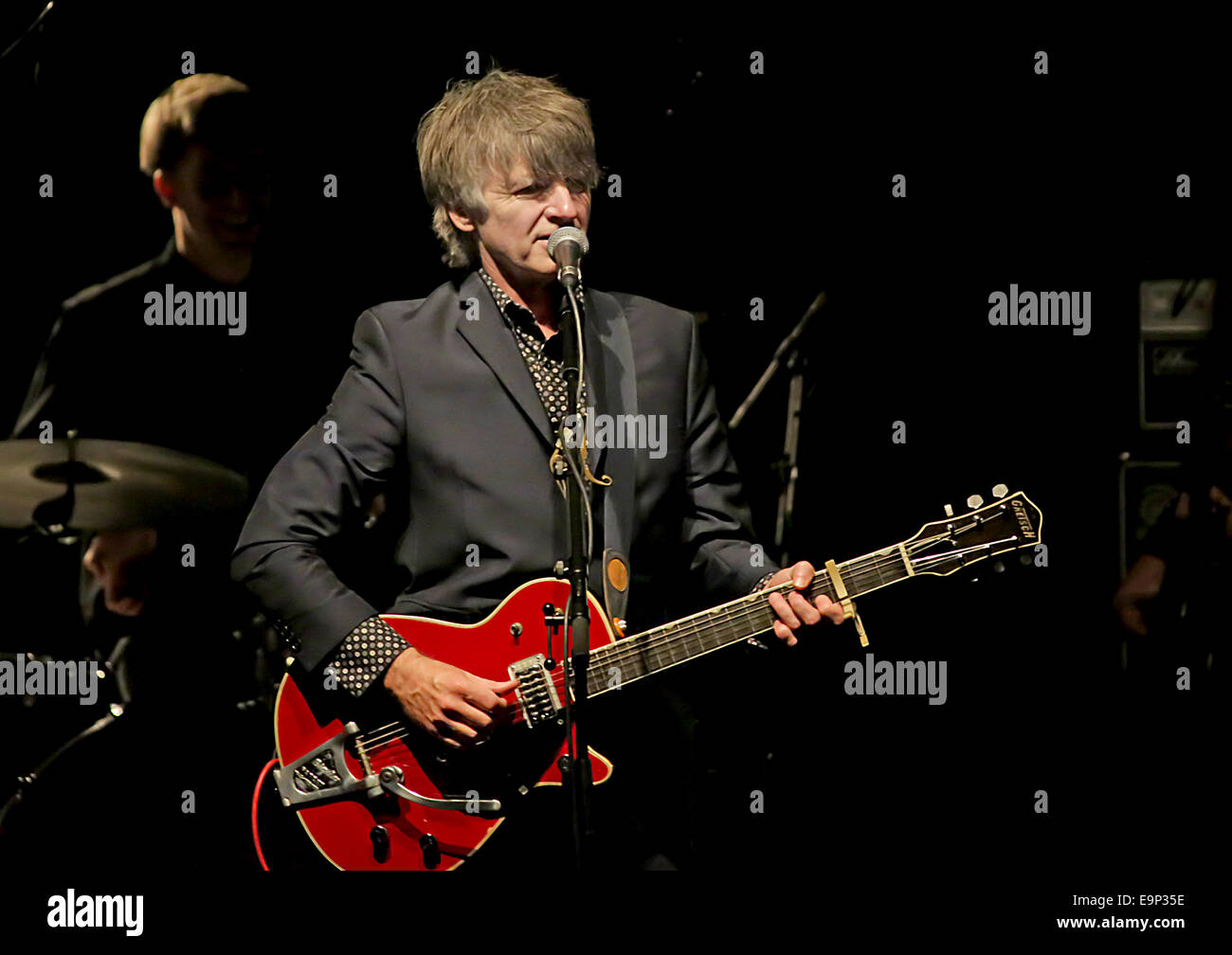 Neil Finn performing live on stage at the Salford Lowry Featuring: Neil ...