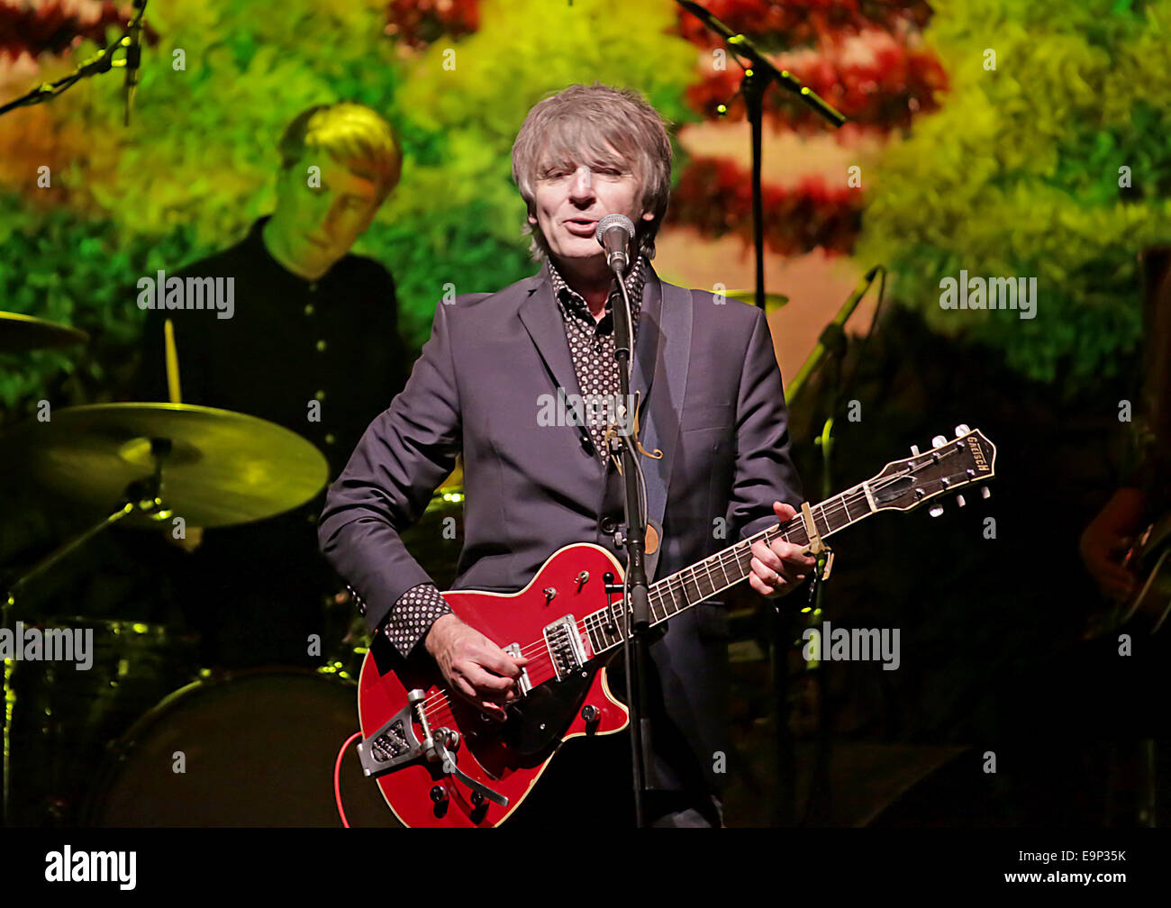 Neil Finn performing live on stage at the Salford Lowry Featuring: Neil ...