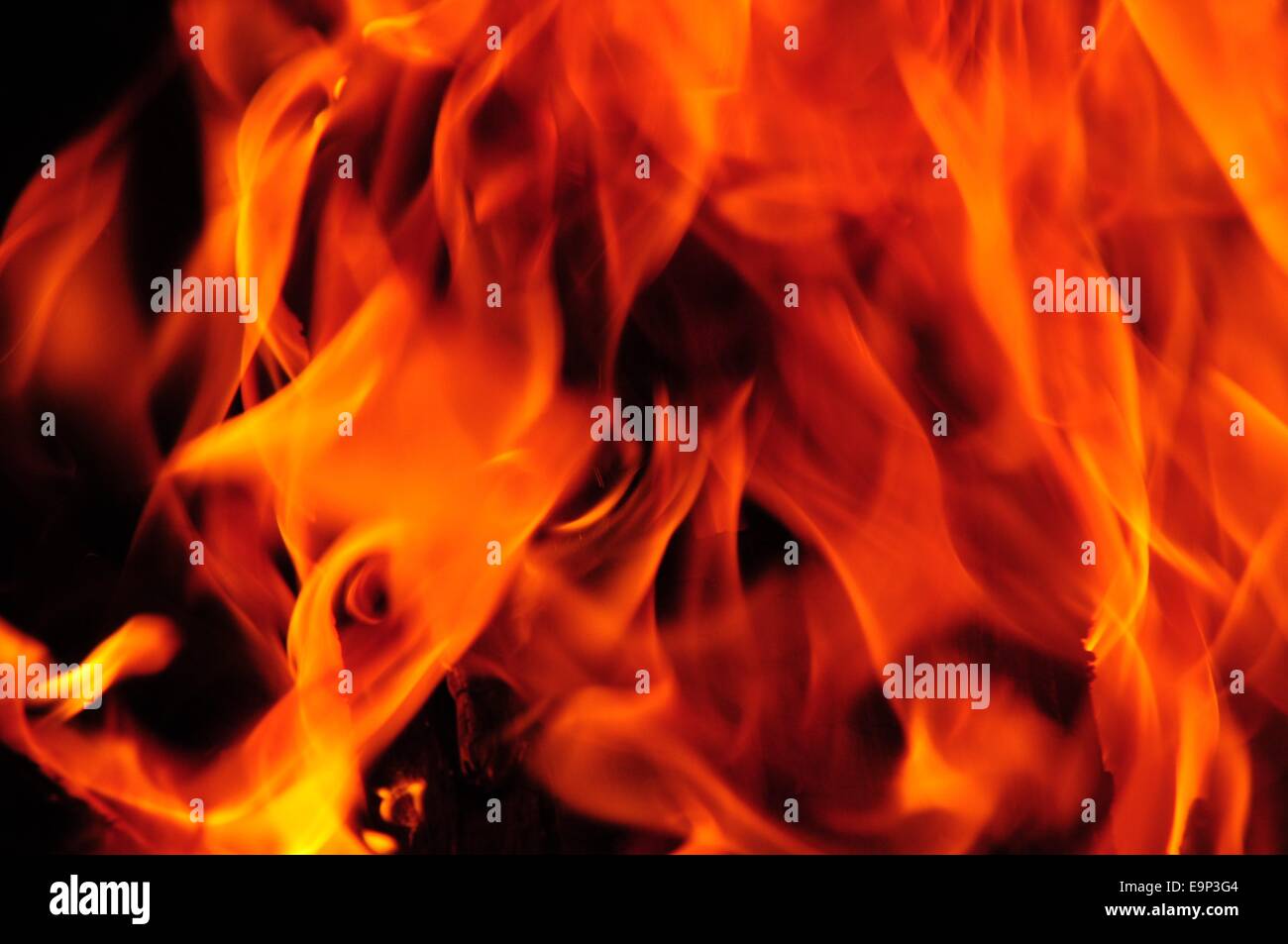 colorful campfire flames Stock Photo - Alamy