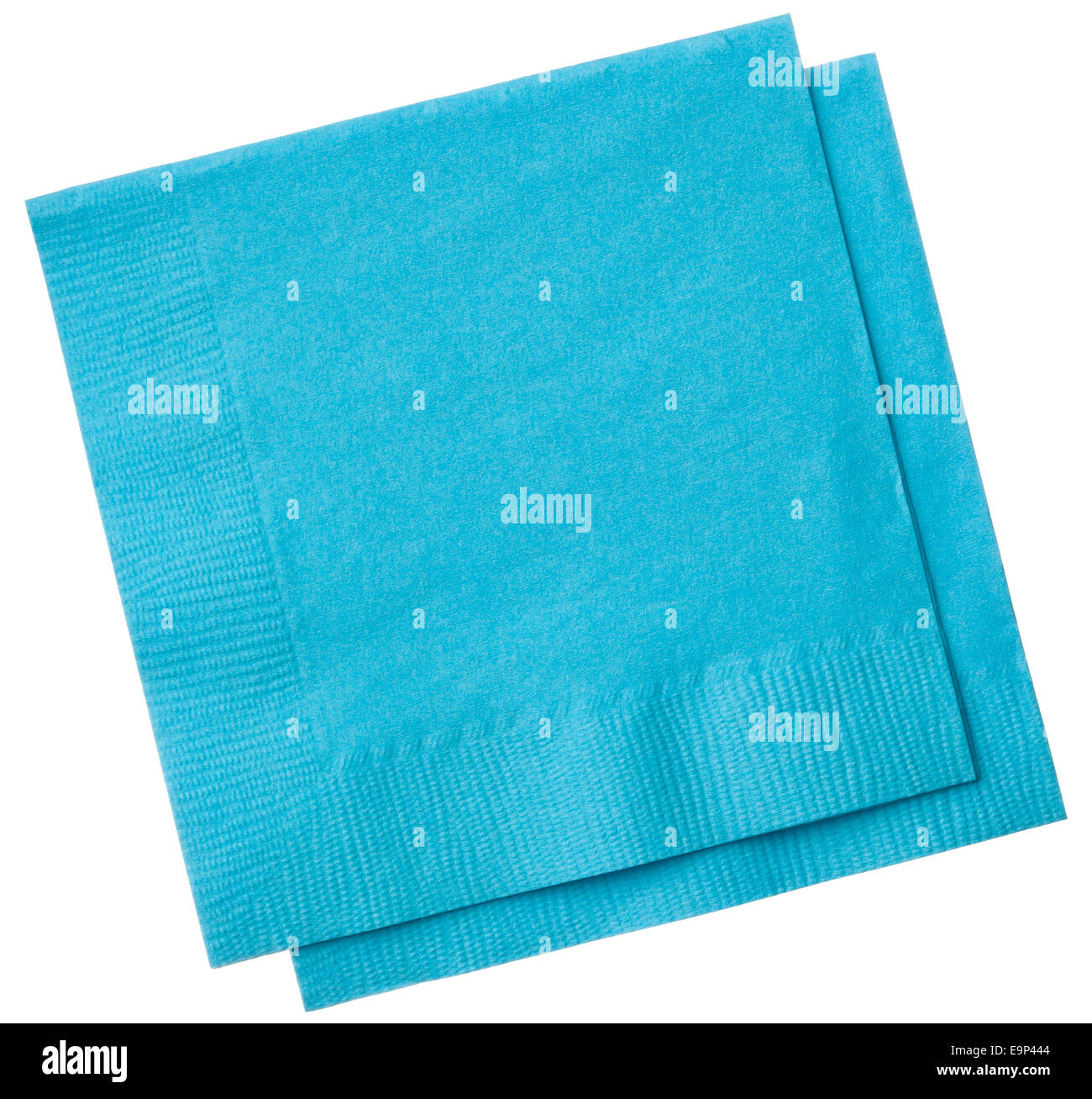 Square napkins isolated on white background, close up Stock Photo - Alamy
