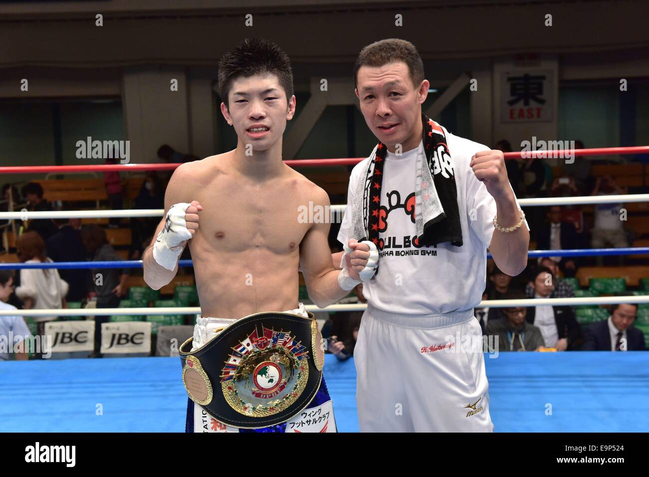 Tokyo, Japan. 30th Oct, 2014. (L-R) Kosei Tanaka (JPN), Kiyoshi ...