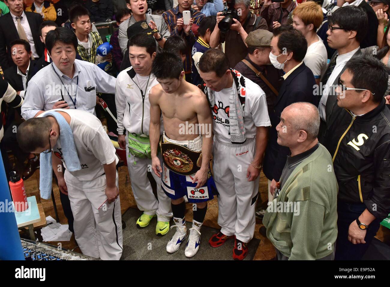 Tokyo, Japan. 30th Oct, 2014. Kosei Tanaka (JPN), Kiyoshi Hatanaka ...