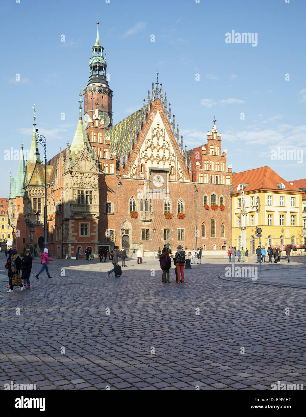 Old market square and town hall hi-res stock photography and images - Alamy
