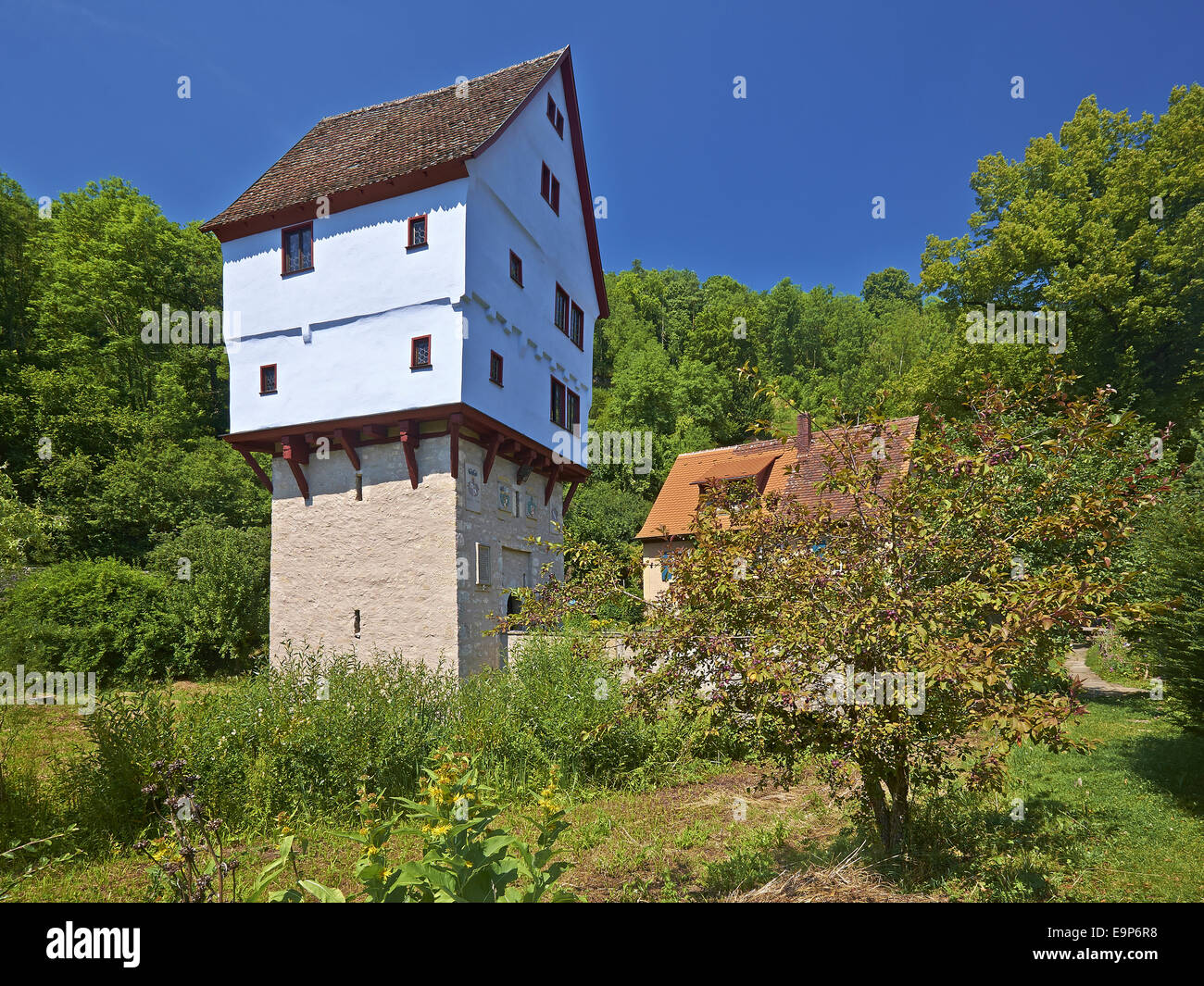 Toppler Castle in Rothenburg ob der Tauber, Bavaria, Germany Stock ...
