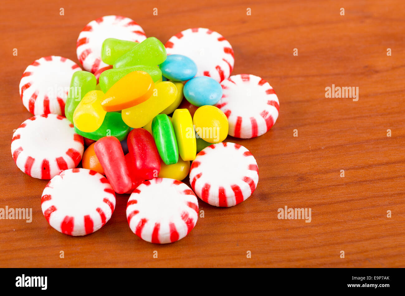 sweets candy caramel colorful texture Stock Photo - Alamy