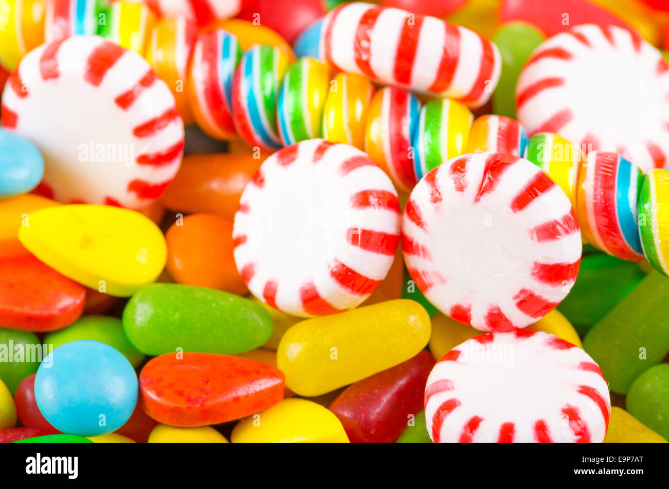 sweets candy caramel colorful texture Stock Photo - Alamy
