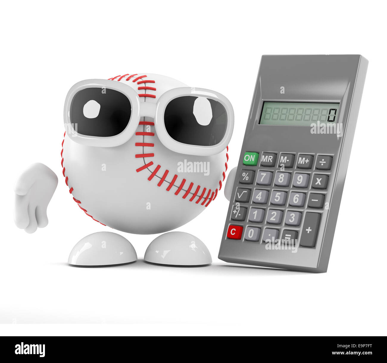 3d render calculator hi-res stock photography and images - Alamy