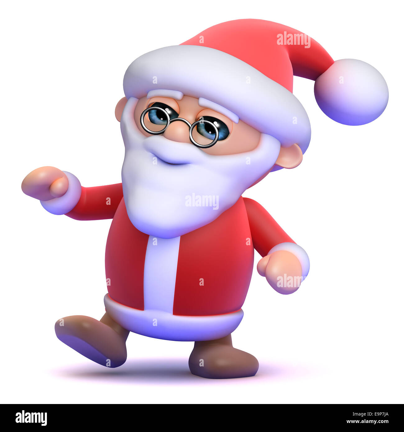 Dancing father christmas santa claus hi-res stock photography and ...