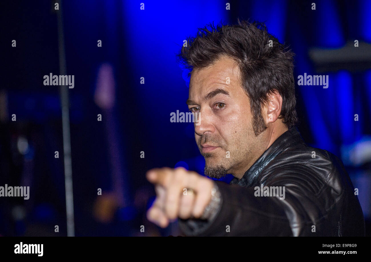 Berlin, Germany. 30th Oct, 2014. German singer and musician Laith Al ...