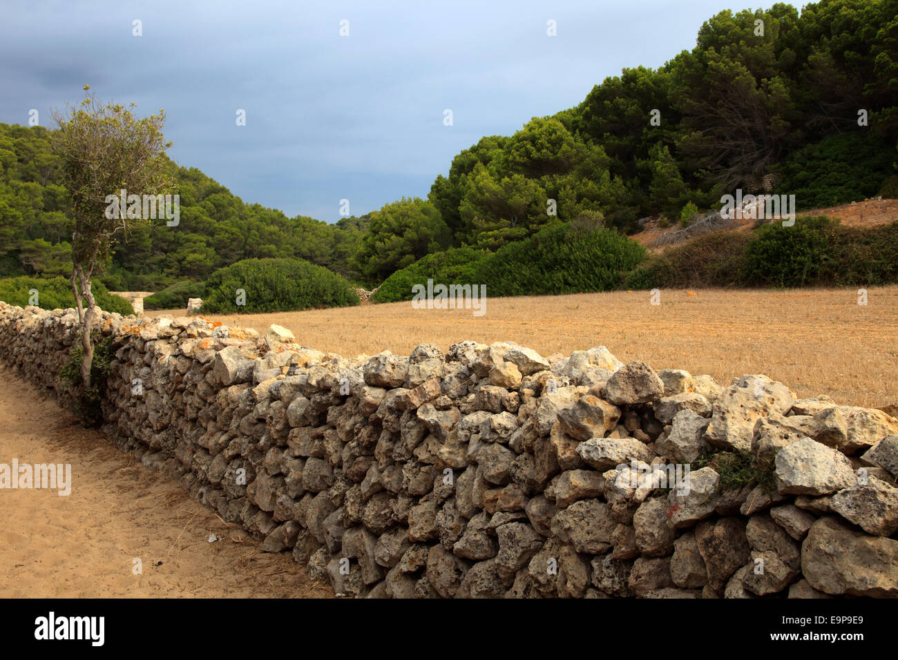 Binigaus beach, Sant Tomas, Menorca, Balearic Islands, Spain Stock ...