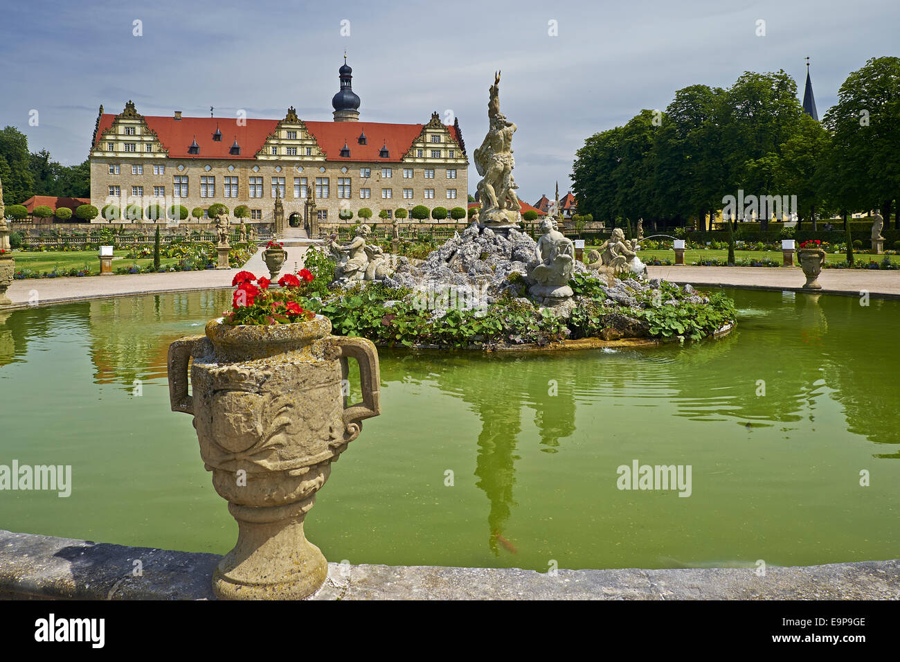 Castle Weikersheim Baden Wurttemberg Germany High Resolution Stock ...